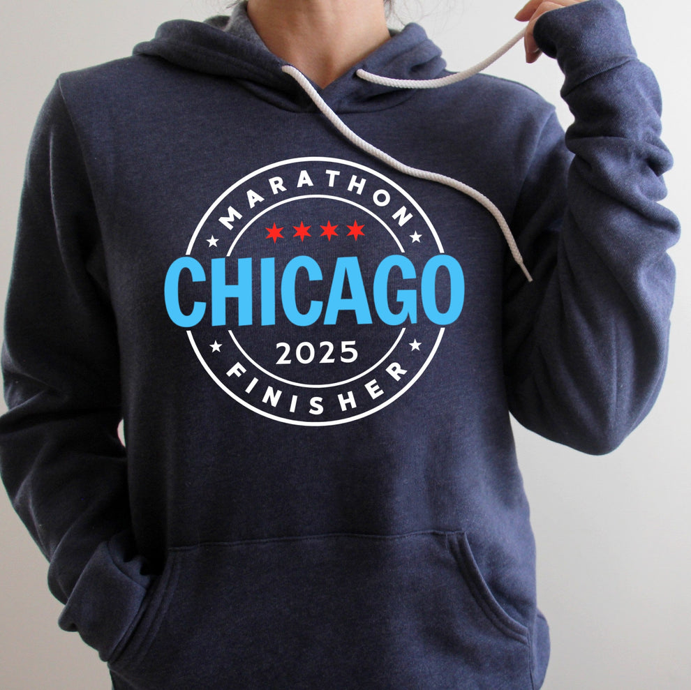 Chicago Finisher Hoodie | Marathon Finisher Sweatshirt – Grit & Glory ...